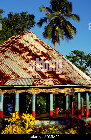 Typical fale Western Samoa Stock Photo - Alamy