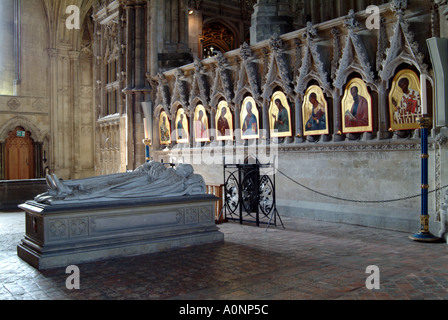 The tomb of Charles Richard Sumner Bishop 1827 at Winchester Cathedral ...