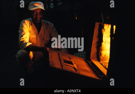TANZANIA Bukoba, TANICA coffee factory produce instant coffee ...