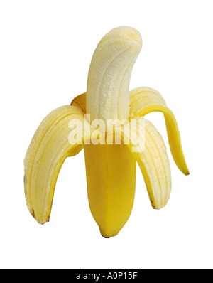 A cut out of a banana Stock Photo - Alamy