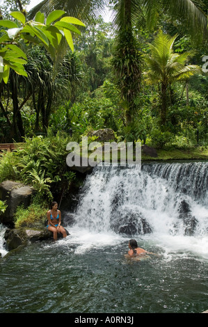 Tabacon Hot Springs volcanic hot springs fed from the Arenal Volcano ...