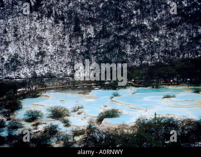 Five Colored Pool HuangLong Stock Photo - Alamy
