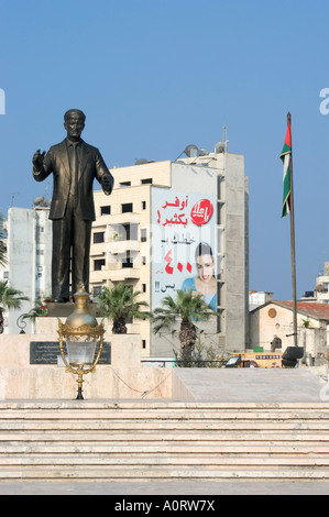 Saahat al Sheikh Daher statue Lattakia Syria Middle East Stock Photo ...