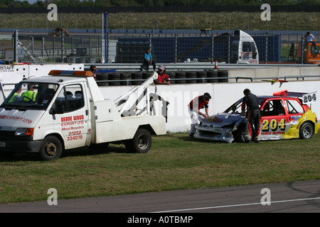banger racing crash crashing car cars stock race races demolition derby ...
