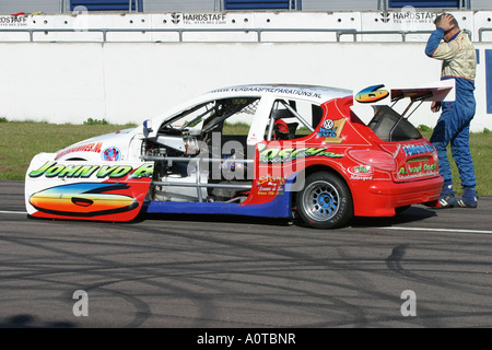Hot rod banger racing circuit Stock Photo - Alamy