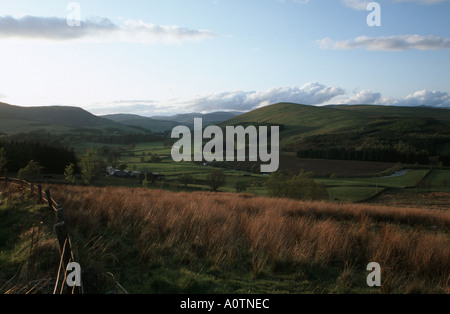 Glen Isla, Angus, Scotland, UK. 26 August 2025. Aerial views of ...