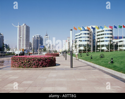 Economic Development Zone DaLian Stock Photo - Alamy