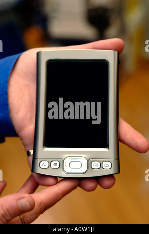 Palm Top Personal Computer also known as a PDA Stock Photo - Alamy