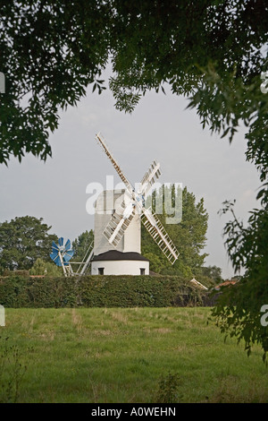 Saxtead Green Post Mill, a 13th Century Corn Mill restored to working ...