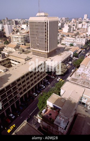 Senegal: skyline of modern Dakar Stock Photo - Alamy
