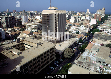 Senegal: skyline of modern Dakar Stock Photo - Alamy