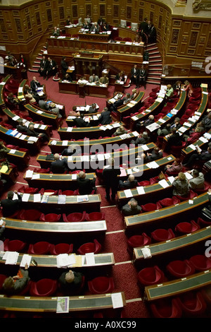 French senators sit in the Senate chamber Paris France Stock Photo - Alamy