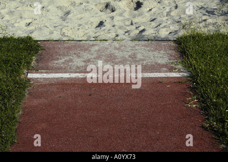Sport, athletics, long jump, scratch line Stock Photo - Alamy
