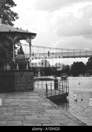 The Band,stand at the Groves, River Dee Chester, England Stock Photo ...