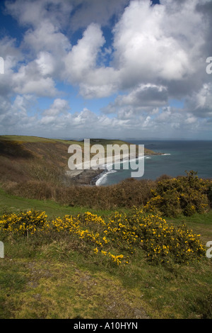 Dodman Point on the south Cornwall coast - the highest coastal point in ...