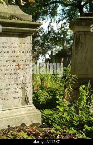 Tomb in Kensal Rise Victorian Cemetery, London, UK Stock Photo - Alamy