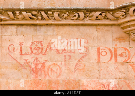 Signatures on Salamanca walls (Castile and Leon - Spain). Signatures ...