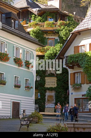 Restaurant Hallstatt Austria Stock Photo - Alamy