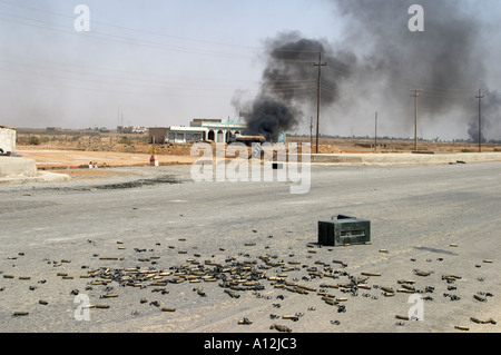 March 2003 Al Kut Iraq iraqi men surrender to US Marines on the move ...