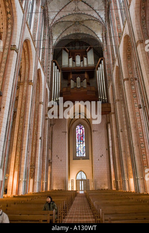 St Marien Zu Lubeck. Sy Mary's Church. Damaged in British air raid in ...