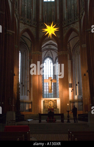 St Marien Zu Lubeck. Sy Mary's Church. Damaged in British air raid in ...