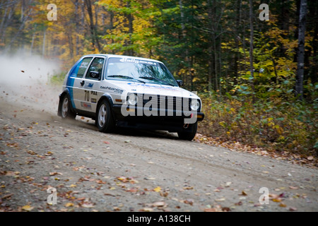 Rally Racing in Fall Stock Photo - Alamy