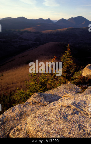 The Pemigewasset Wilderness area from Zeacliff on the Appalachian Trail ...