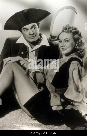 THE PRINCESS AND THE PIRATE, Bob Hope, Virginia Mayo, 1944 Stock Photo ...