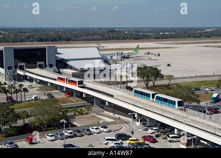 Monorail at the Tampa International Airport Tampa Florida Stock Photo ...