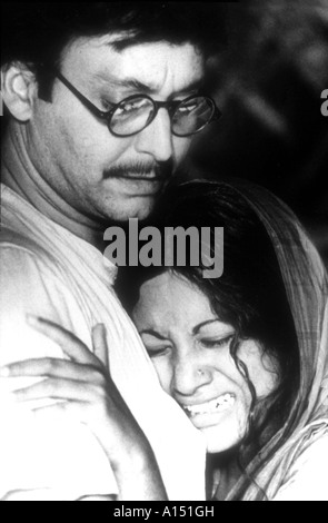 Ashani Sanket Year 1973 Director Satyajit Ray Nomi Ganguli Stock Photo ...