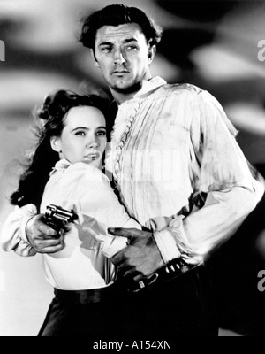 Pursued Year 1946 Director Raoul Walsh Robert Mitchum Teresa Wright Stock Photo - Alamy