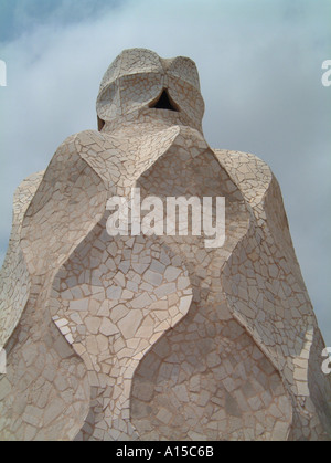 Casa Mira Le Pedrera Gaudi Barcelona Stock Photo - Alamy
