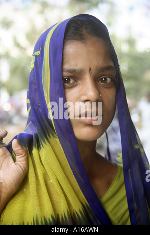 Indian Gujarati woman in Saree, Bombay Mumbai, Maharashtra, India, Asia ...