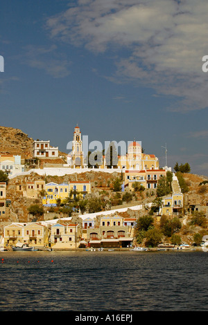 Isle of Simi (Symi), Yialos-Symi Harbour, Greece Stock Photo - Alamy