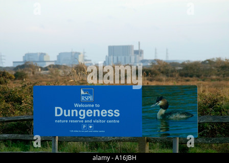 Dungeness RSPB Reserve, sign, Kent, England Stock Photo - Alamy