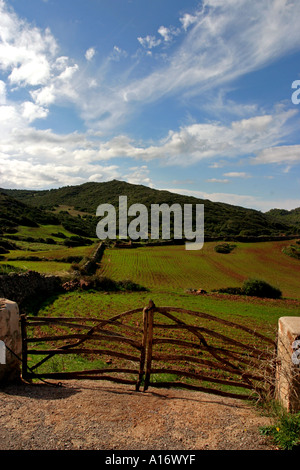 Menorca; Traditional Farm Gate Stock Photo - Alamy