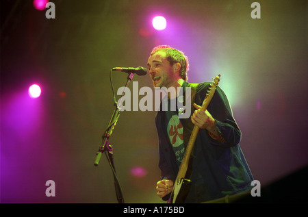 Travis Gig on the Green Festival Glasgow August 2001 Stock Photo - Alamy