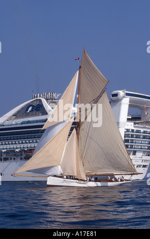 The 1885 UK built gaff cutter Camper and Nicholson yacht Partridge at ...
