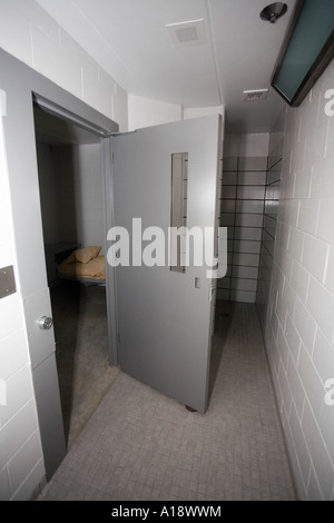 Cell in segregation unit at the Nebraska Correctional Center for Women ...