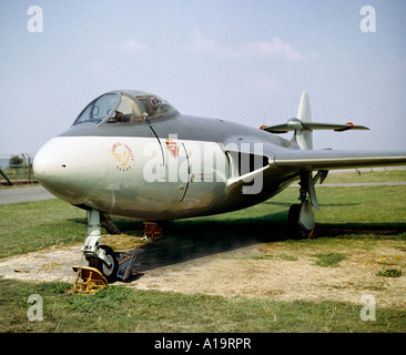 Hawker P1052 VX272 at the Air Museum RAF Colerne in 1975 Wiltshire UK ...