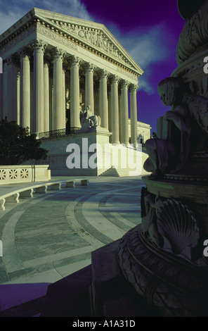 US Supreme Court Statues Facade Capitol Hill Washington DC Stock Photo ...