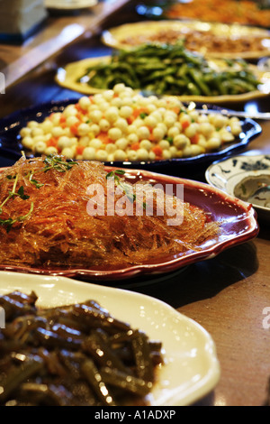 Catering Buffet of a Variety of Different Foods Stock Photo - Alamy