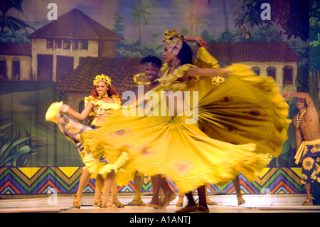 Colorful Samba dancers perform at a Samba Show in Rio De Janeiro Brazil ...