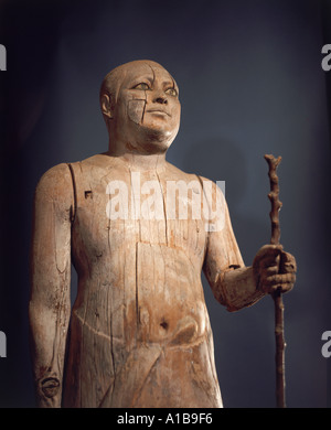 Statue of Ka aper Sheikh el Beled Cairo Museum Cairo Egypt R Ashworth ...
