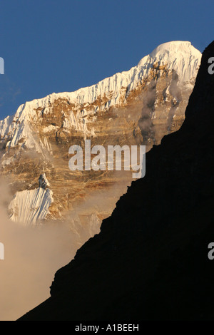 Jhomolhari, Bhutan's second highest mountain as seen from the upper ...