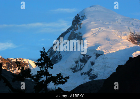 Jhomolhari, Bhutan's second highest mountain is cloaked in clouds as it ...