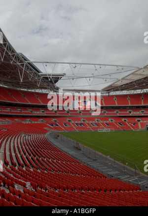 Tiered Seating at the New wembley Stadium during construction phase ...