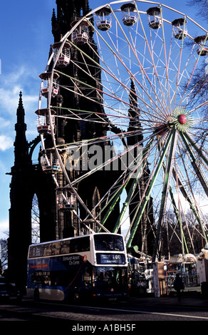 A ferris wheel in a funfair, near Dublin, Ireland Stock Photo - Alamy