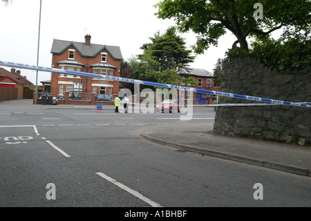 Police PSNI and British Army cordon improvised hoax terrorist ...
