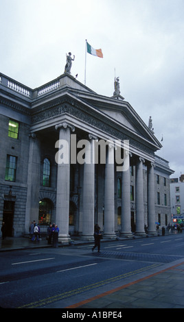 The bullet riddled bullets on the pillars outside the General Post ...
